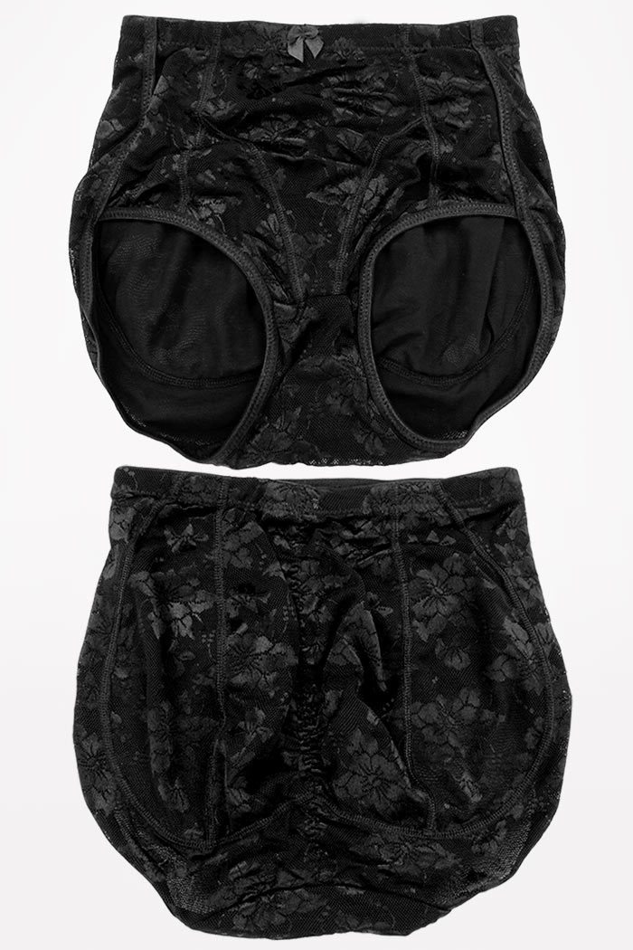 LoveMyBubbles: Foxy Fanny LACE Pocket-Panty (Pads Not Included) BLACK
